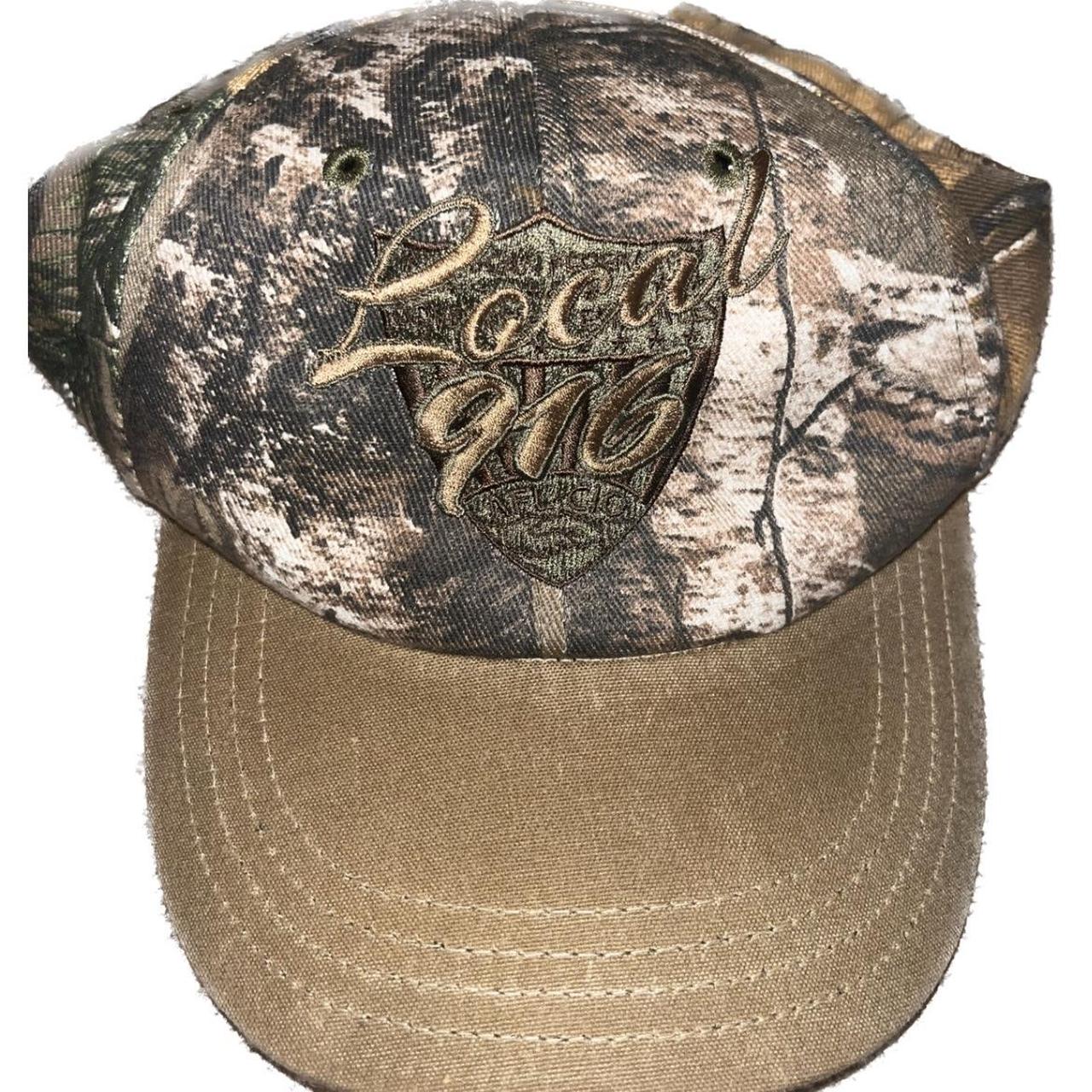 Camo Hat Velcro strap to fit most head sizes fairly... - Depop