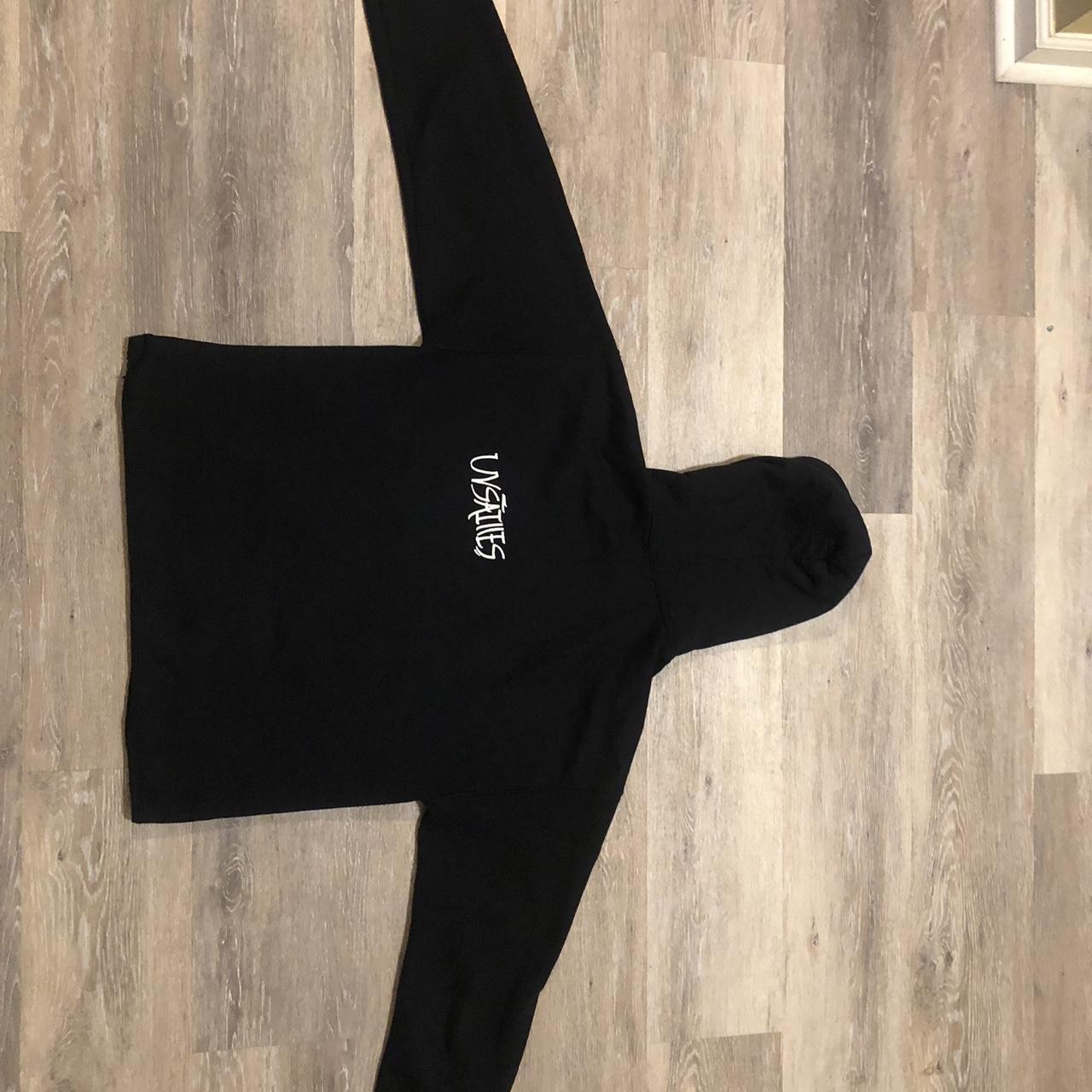 World collide black and white hoodie #graphichoodies... - Depop