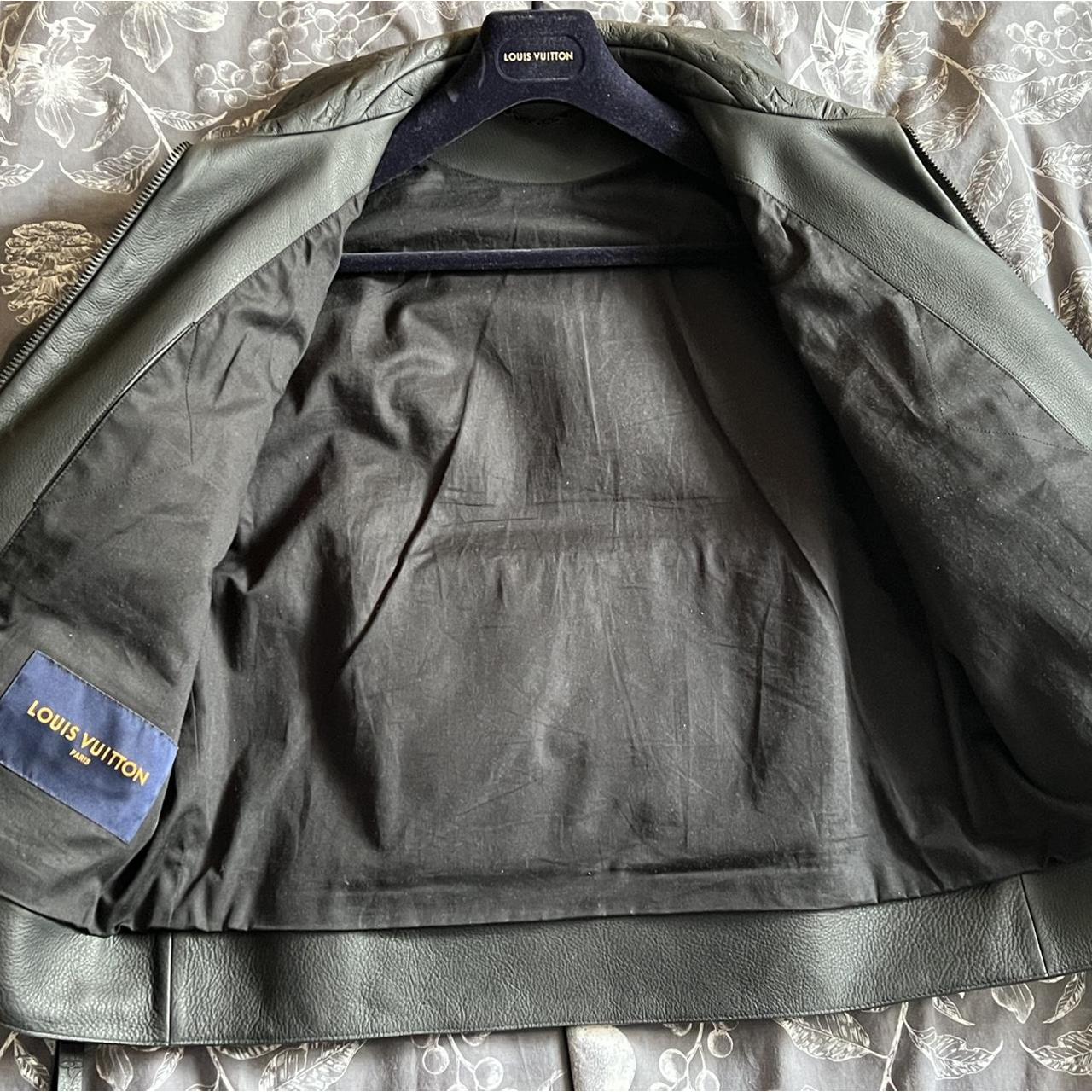 Louis Vuitton Monogram Embossed Utility Leather... - Depop