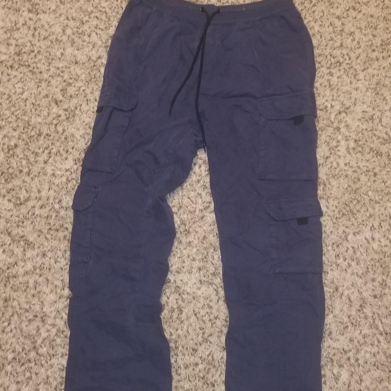 Blue Pacsun cargo pants Size Medium - Depop