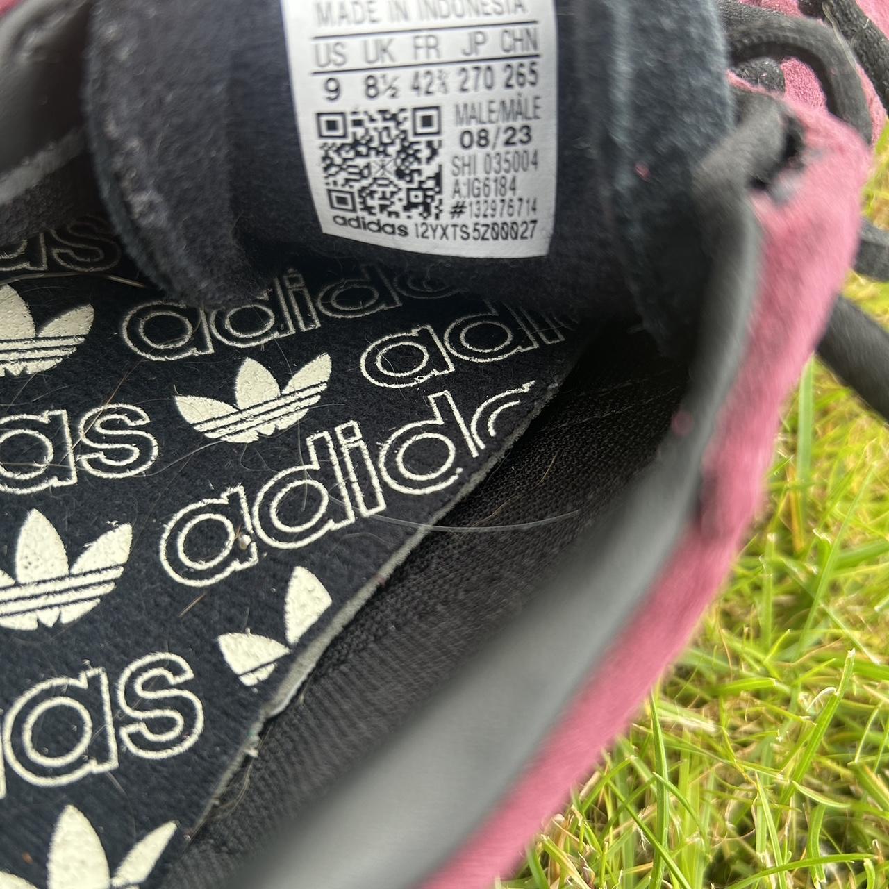 Maroon/Burgundy Adidas Spezials, Size 9 mens. I wore... - Depop