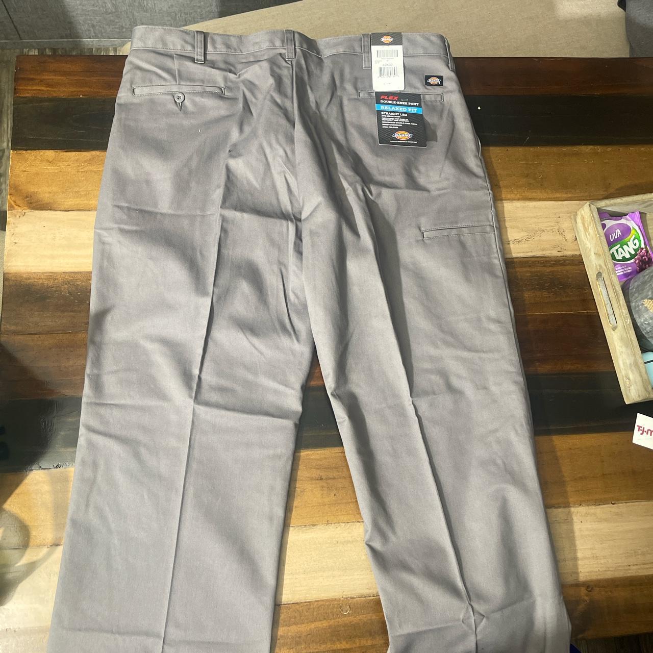 Grey dickies flexible work pants brand new with tags - Depop