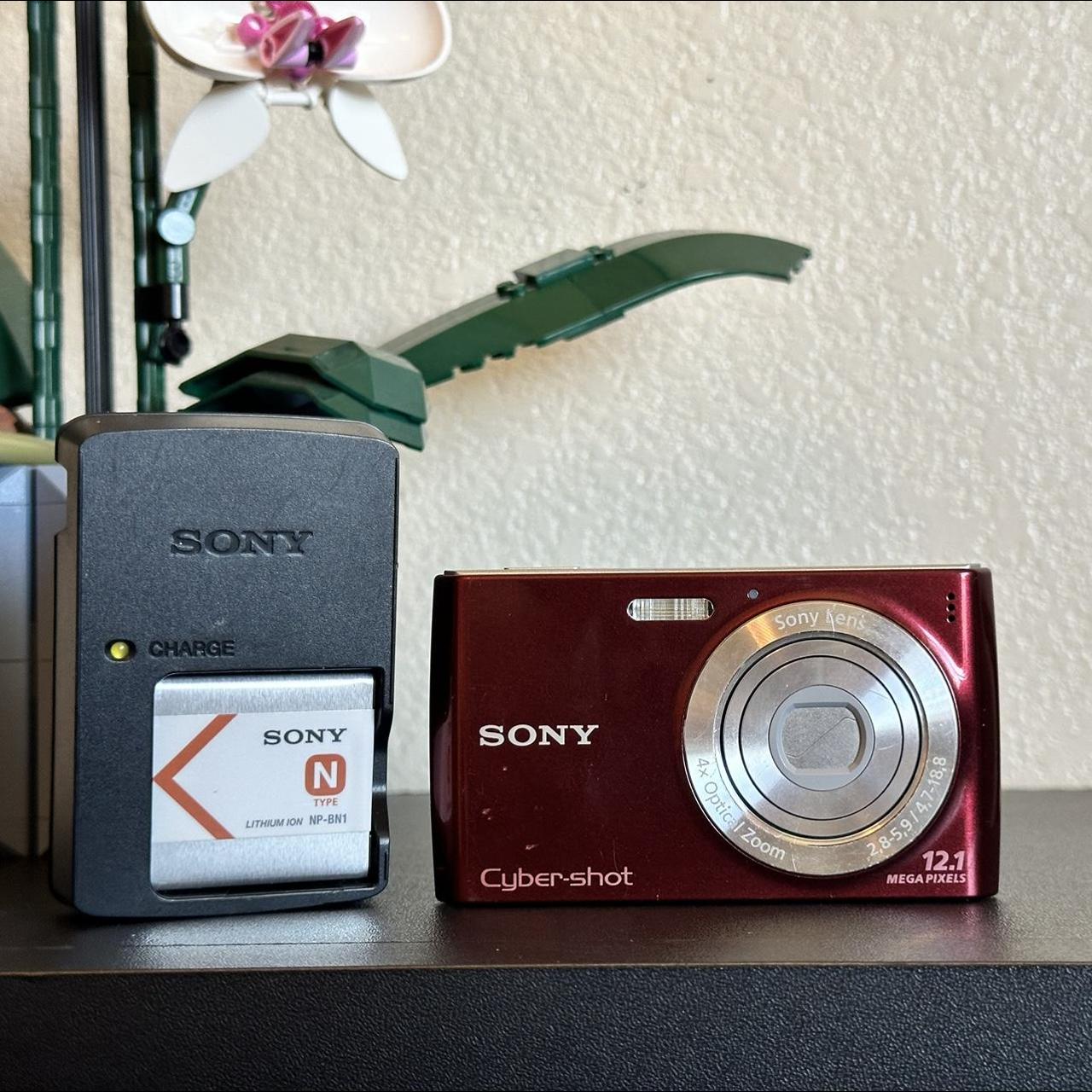 Sony Red Cyber-shot DSC-W510 Digital Camera Point... - Depop