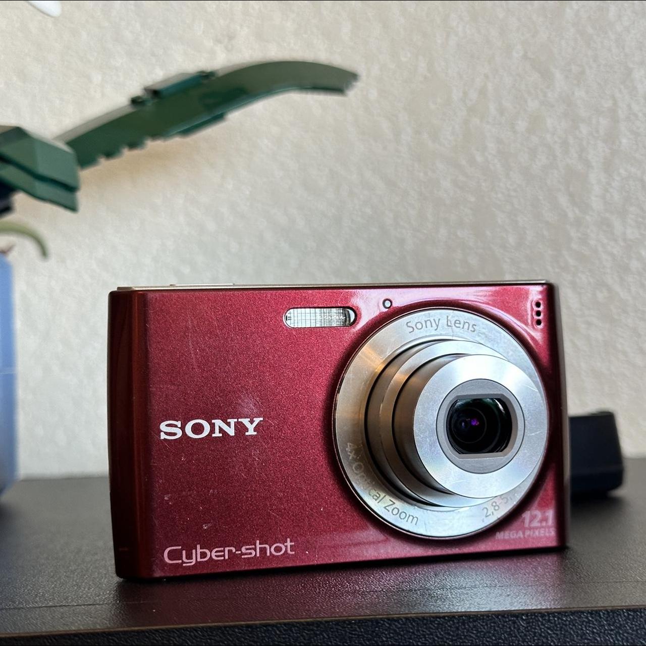 Sony Red Cyber-shot DSC-W510 Digital Camera Point... - Depop
