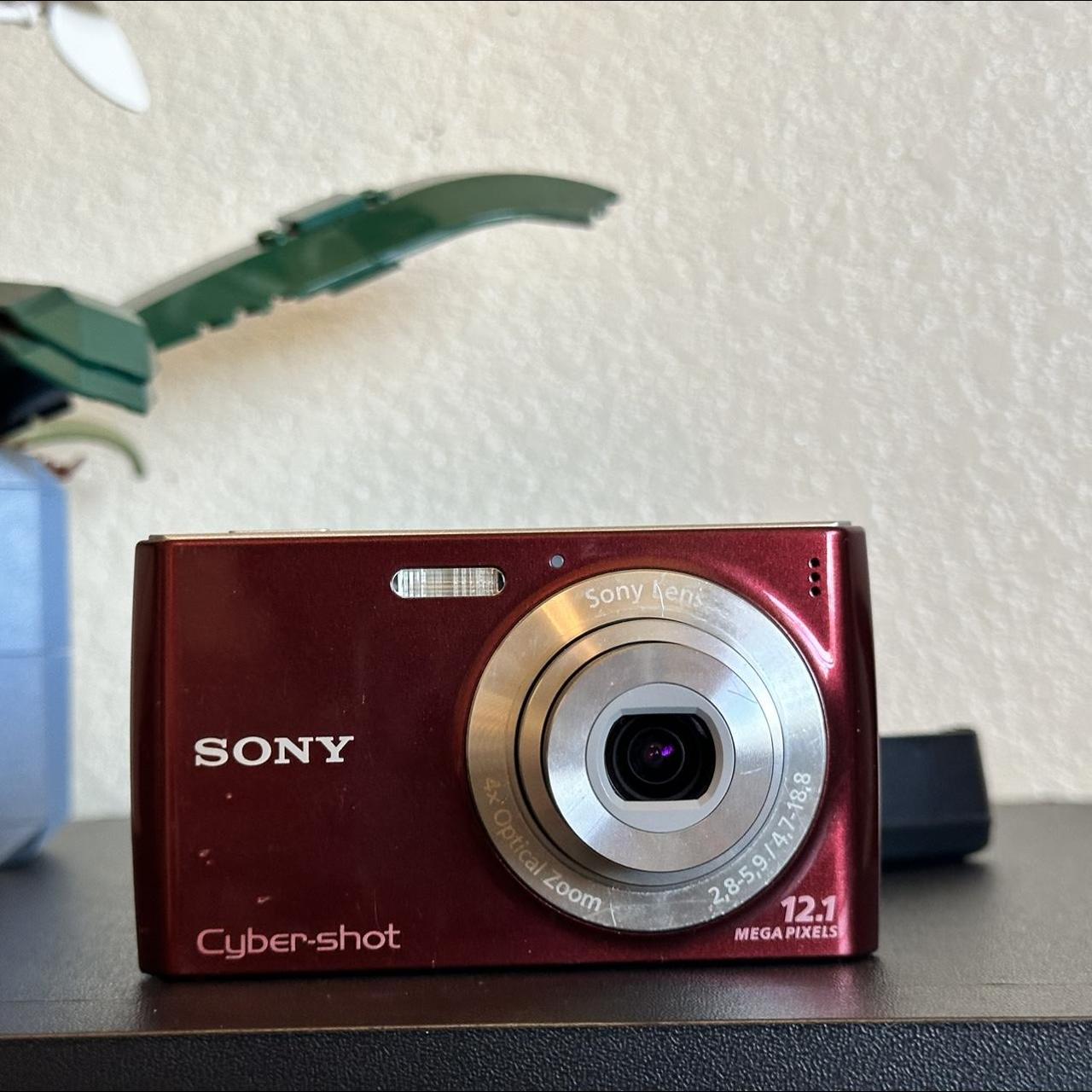 Sony Red Cyber-shot DSC-W510 Digital Camera Point... - Depop