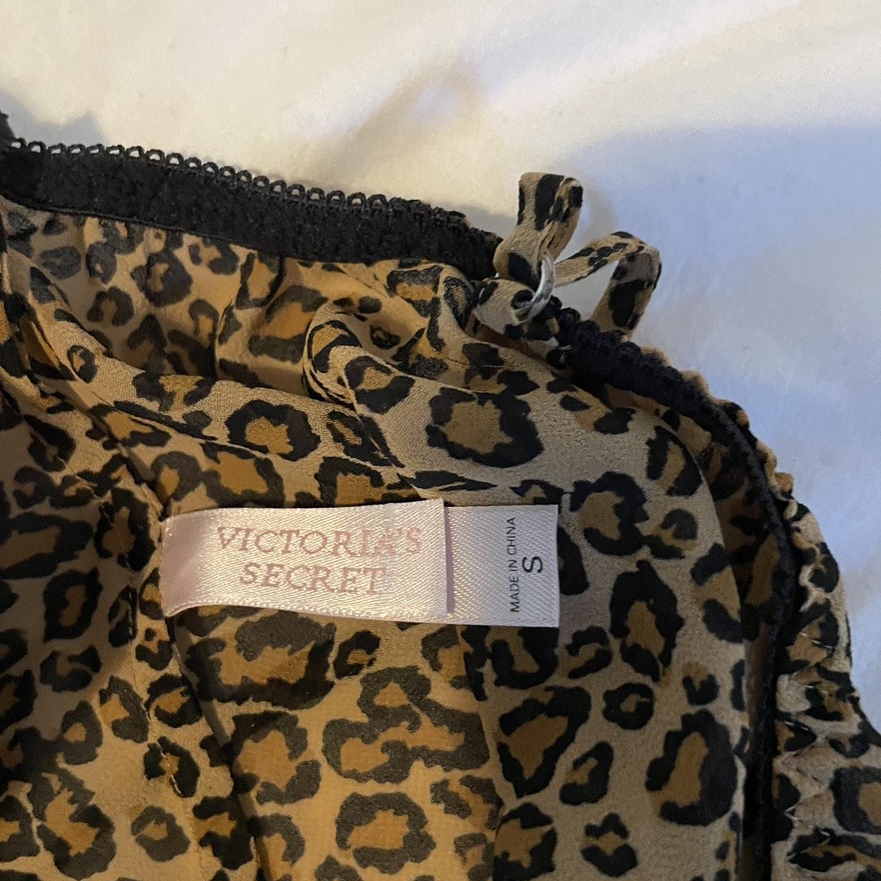 vintage victoria’s secret cheetah leopard print lace... - Depop