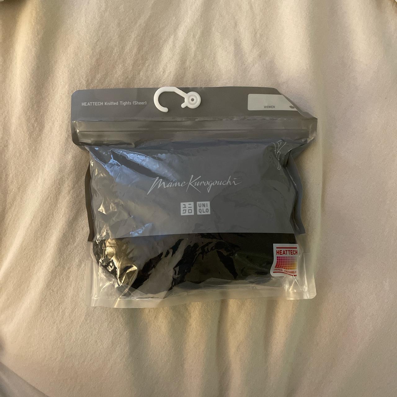 uniqlo mame kurogouchi heattech sheer black tights... - Depop