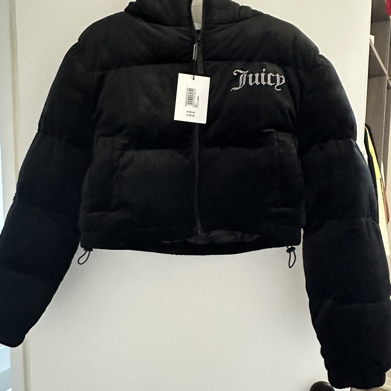 Woman’s size L juicy velour jacket - Depop