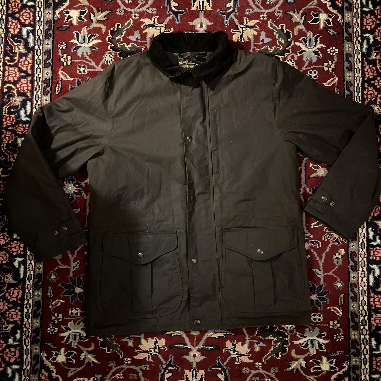 Medium Filson waxed cotton jacket - Depop
