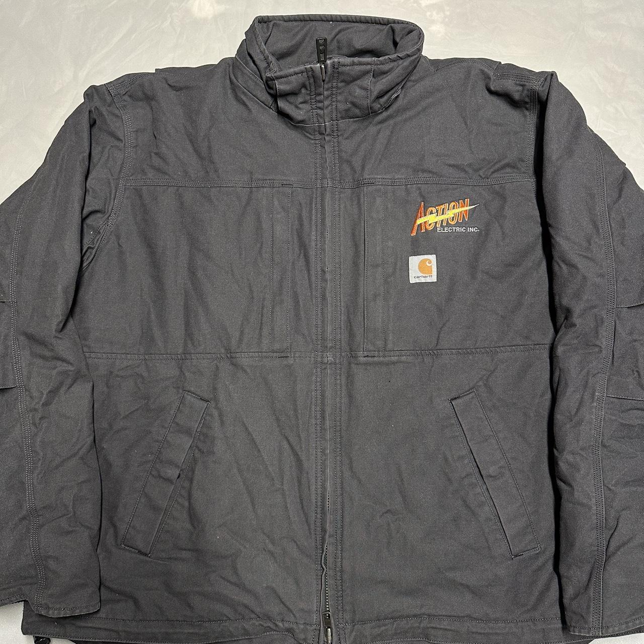 Carhartt Work Jacket Workwear Gray Men’s Size... - Depop