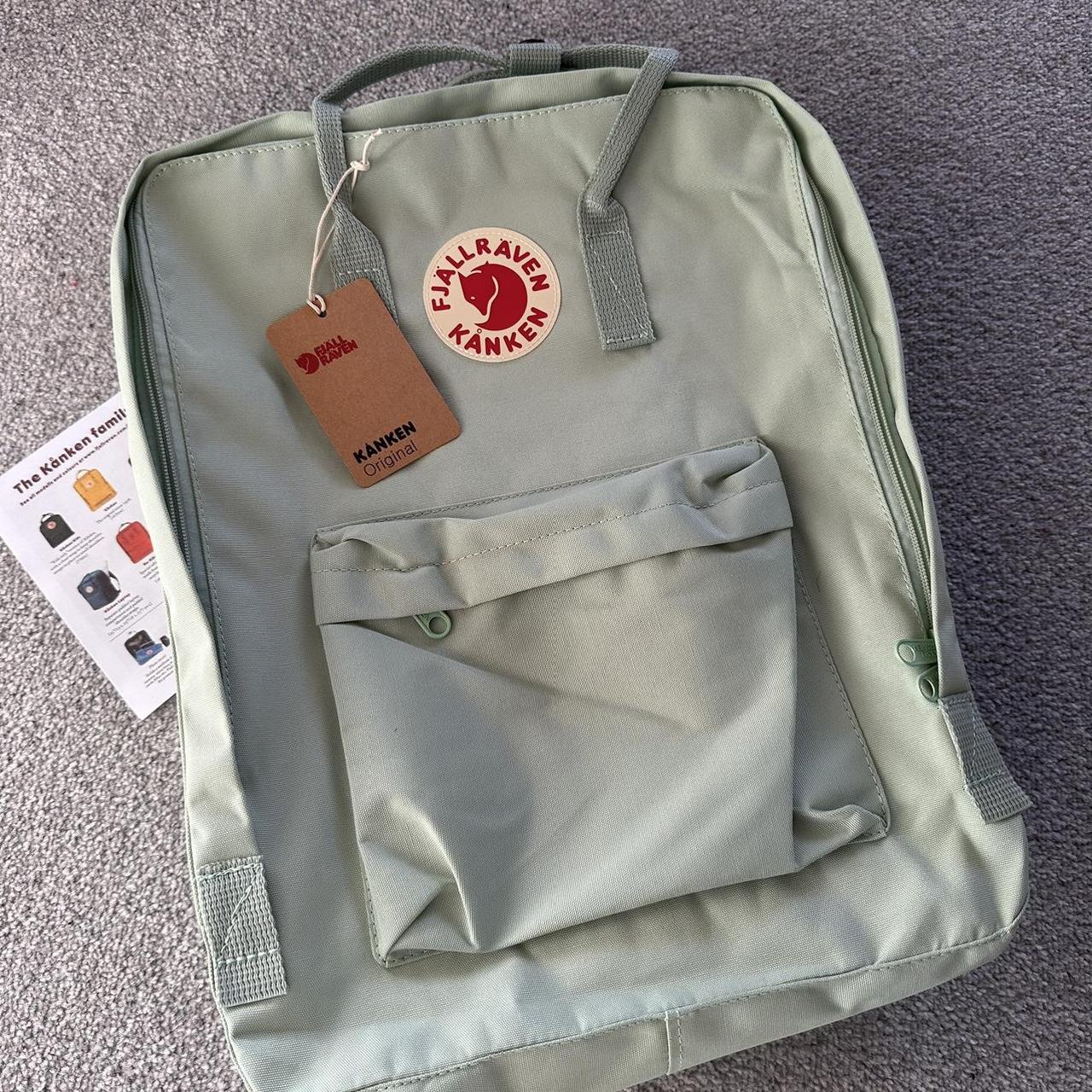 Green classic Kanken backpack Brand new... - Depop