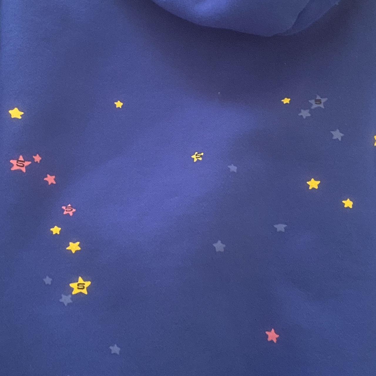 SPIDER HOODIE TC BLUE MEDIUM INSTANT SHIP - Depop