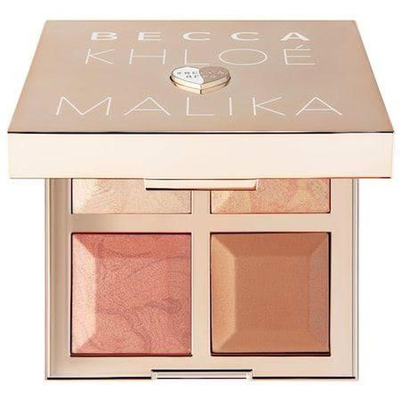 BECCA Khloe x Malika BFF Bronze Blush & Glow Palette... - Depop