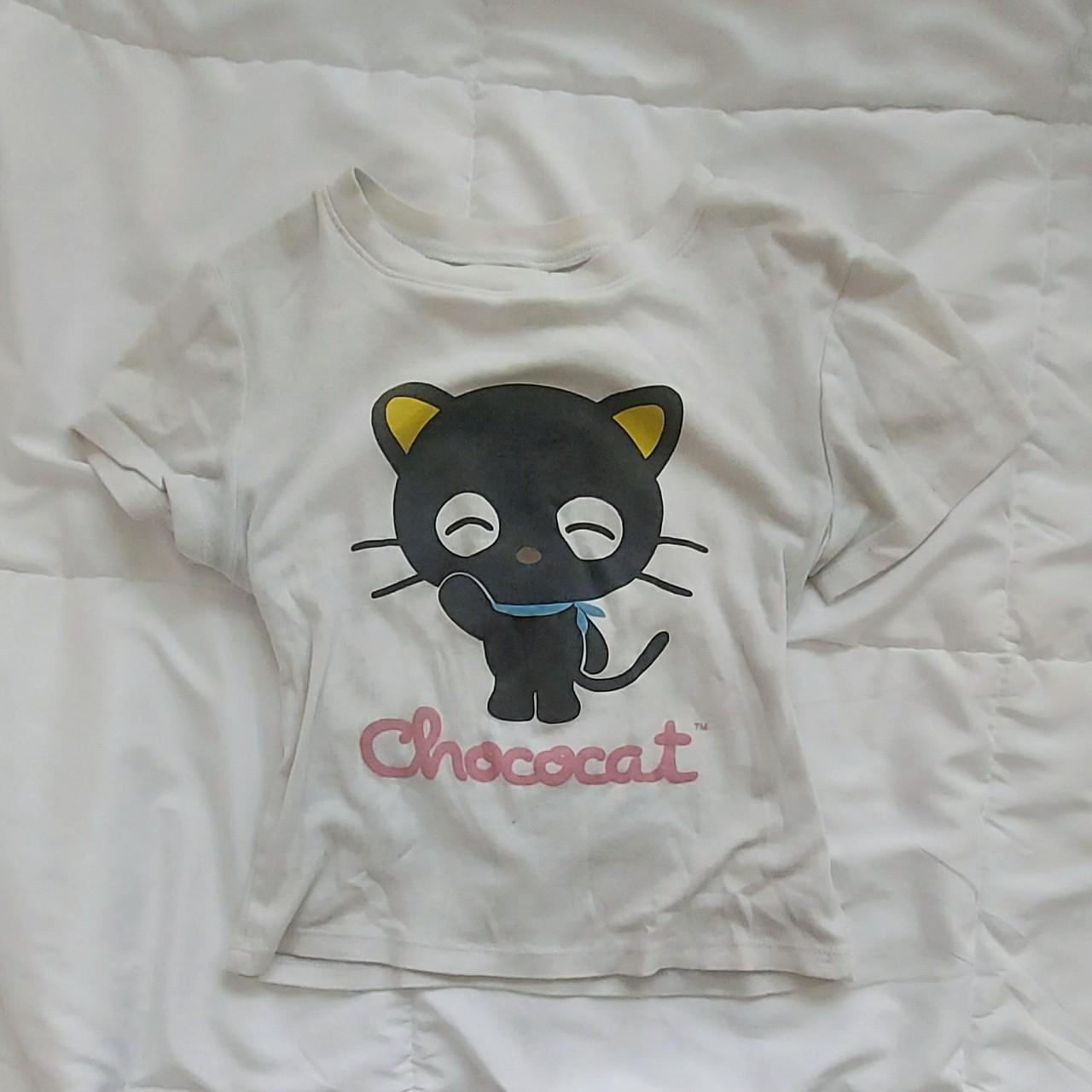 Small cute choco cat sanrio shirt - Depop