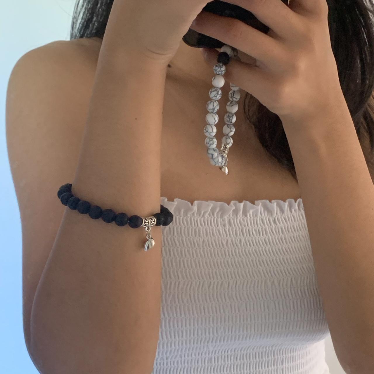 -bracelets for couples -two halves can make a... - Depop