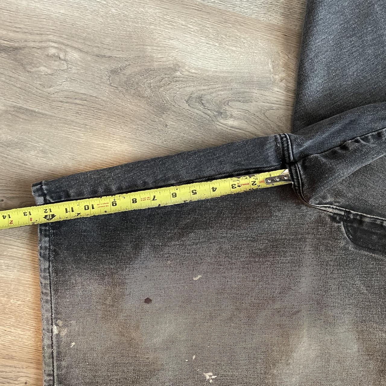 BLACK INTERSTATE JORTS! Price negotiable Y2K... | Depop