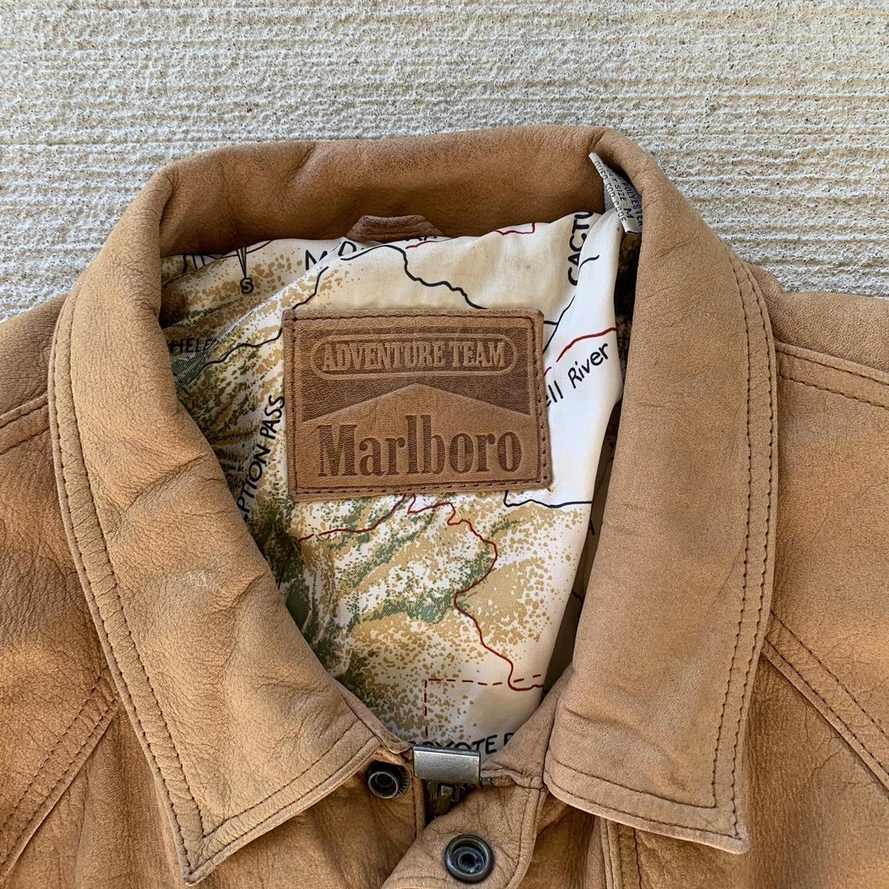 Vintage Marlboro Miles Adventure Team Suede Leather... - Depop