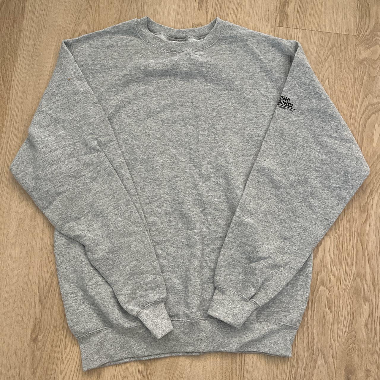 Vintage grey crewneck Medium but can fit large. Has... - Depop
