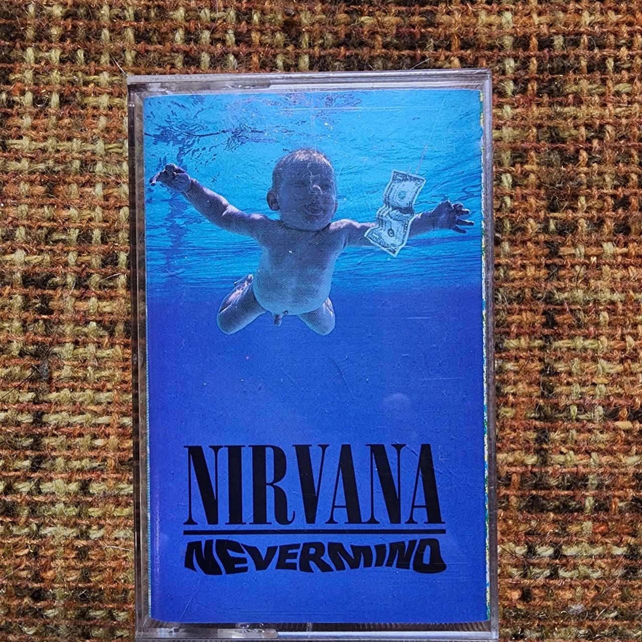 Nirvana - Nevermind cassette tape J-card and tape... - Depop