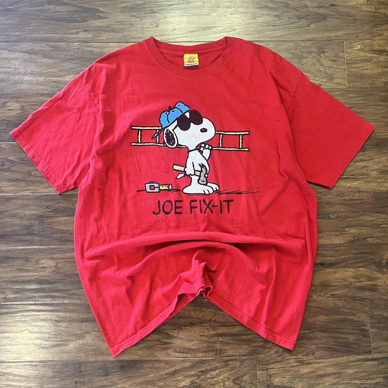 Vintage 2000’s Snoopy Joe Fix It Tee. (no flaws)... | Depop