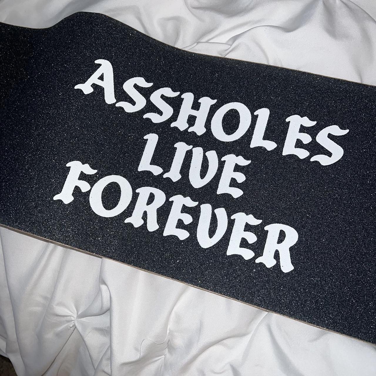 A$$holes Live Forever limited edition grip tape for... - Depop