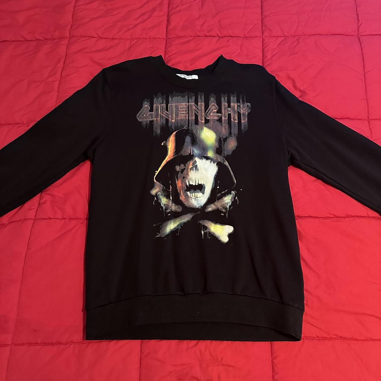 BLACK GIVENCHY SWEATER w/ SKULL GRAPHIC #designer... - Depop