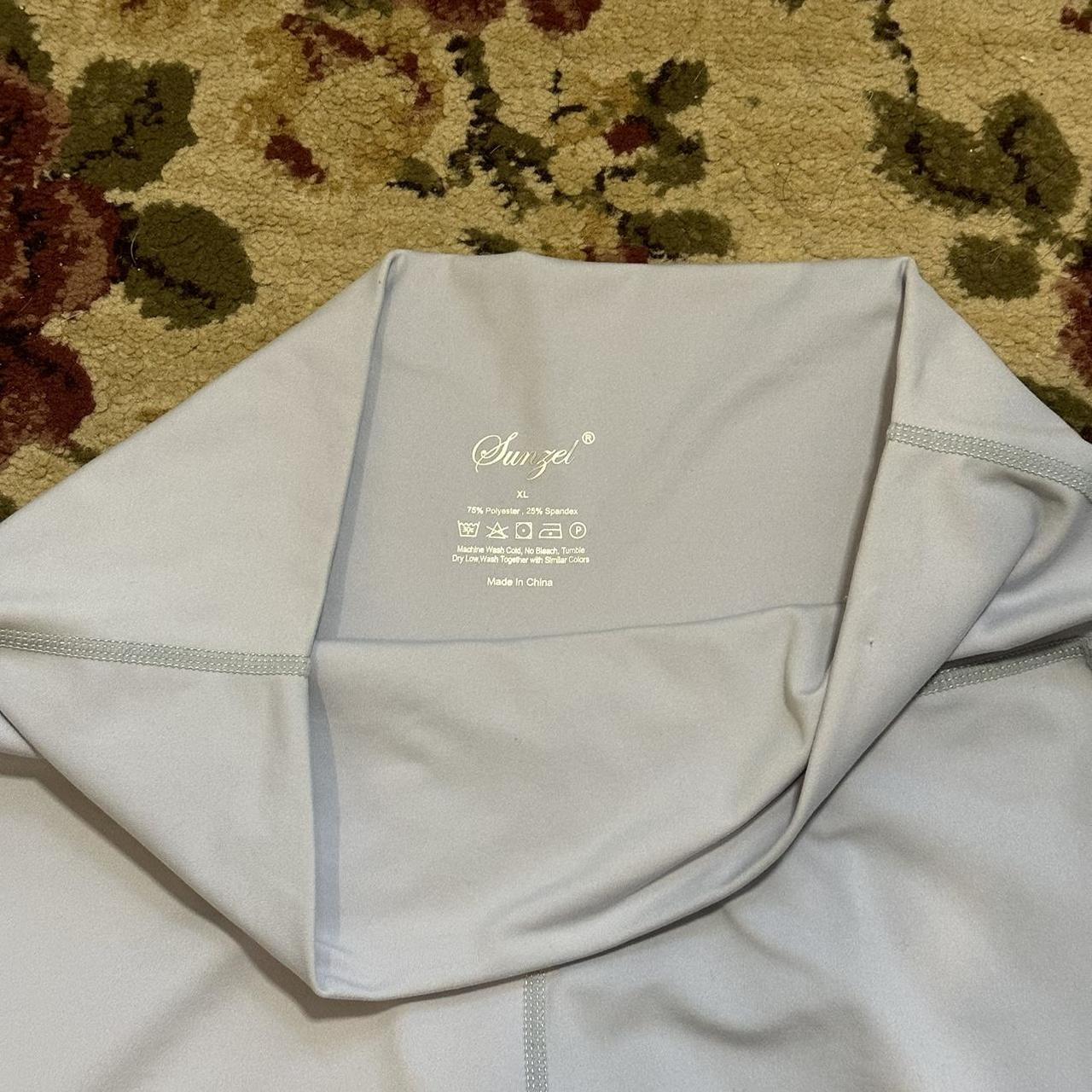 Light Blue High Waisted Spandex... - Depop