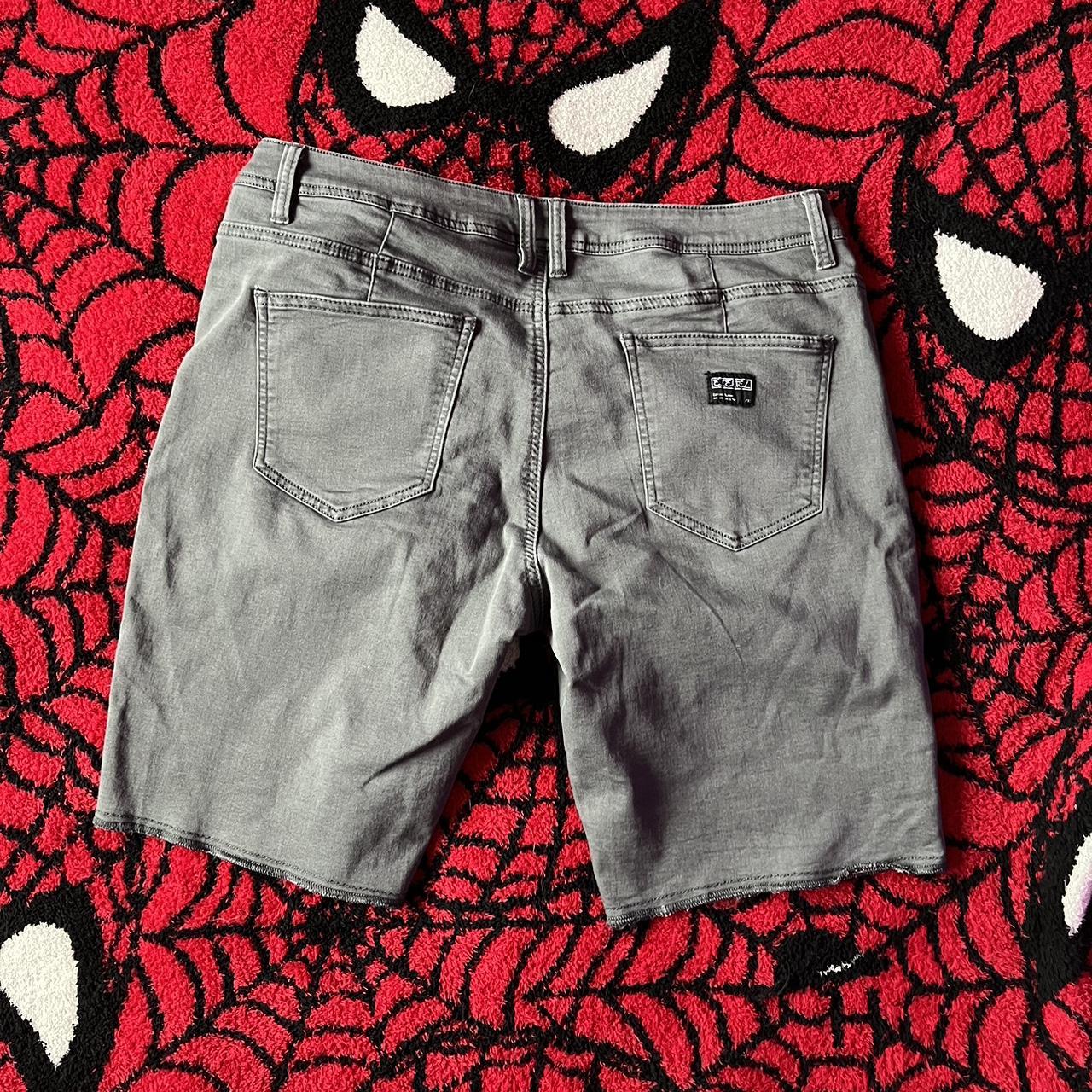 Ezekiel Denim Short Cool Grey Size - 36 Brand new,... - Depop