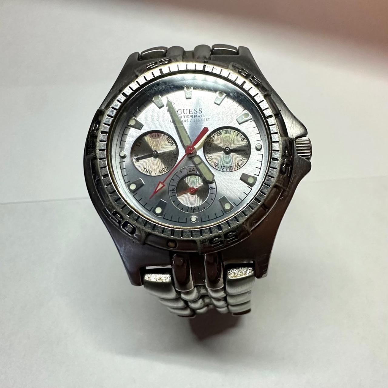 Guess Waterpro Watch Men's Stainless Steel Model:... - Depop