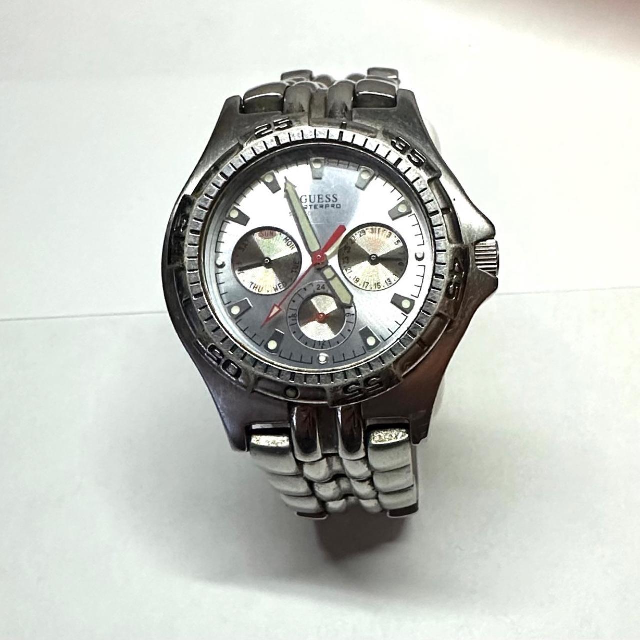 Guess Waterpro Watch Men's Stainless Steel Model:... - Depop