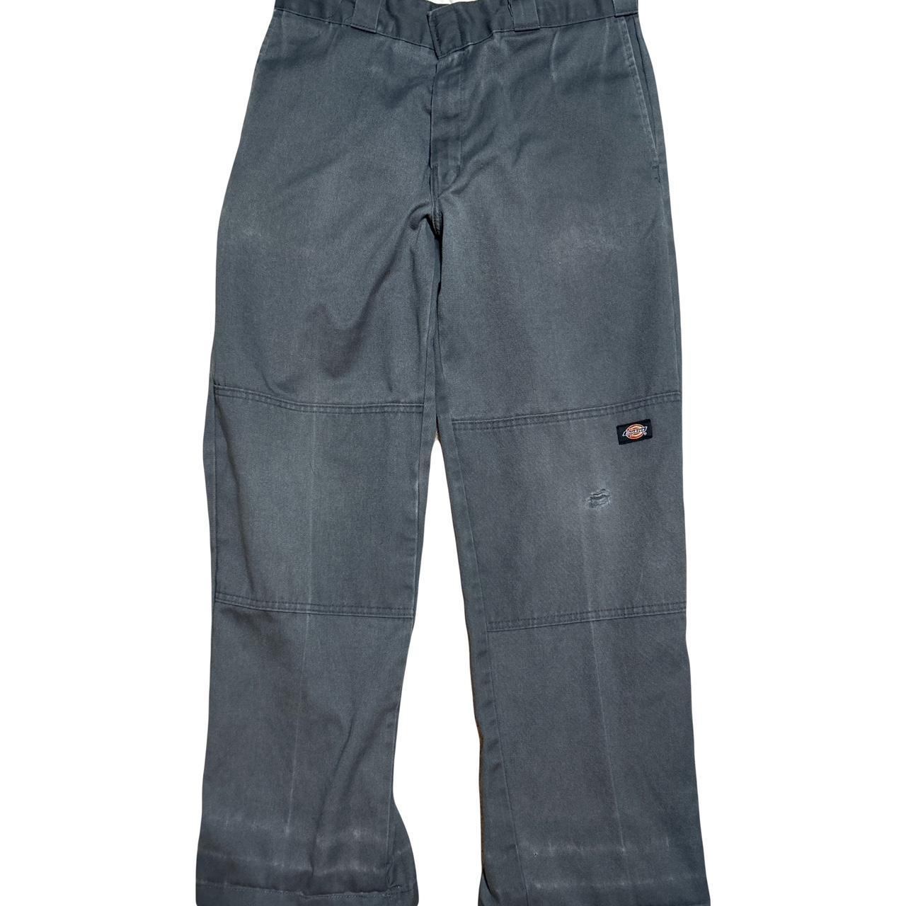 Grey Dickies double knee pants Size estimates W30... - Depop