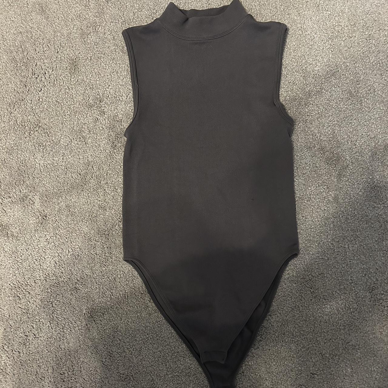 Dark grey turtle neck body suit Size- XS Worn once - Depop