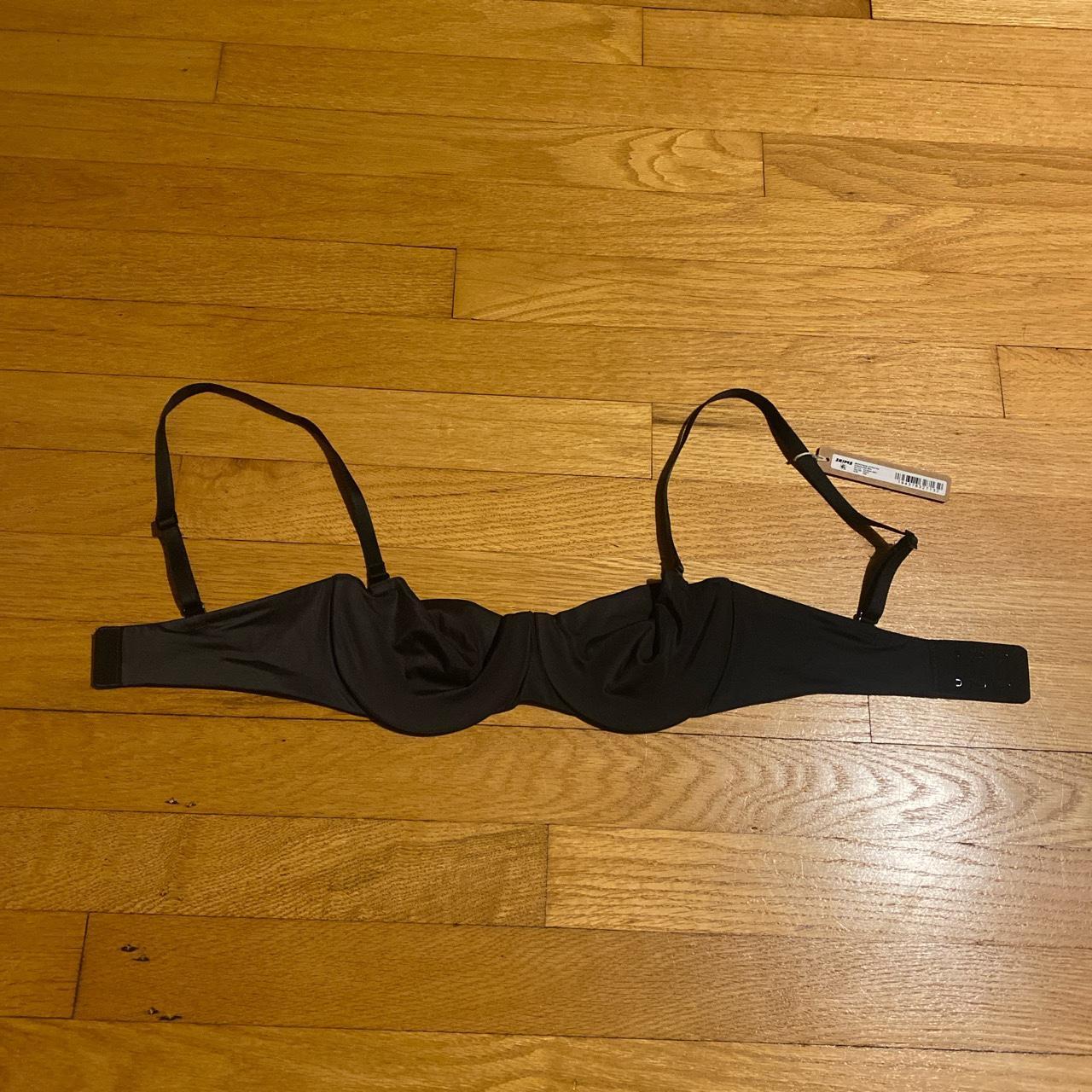 Brand new Skims smoothing intimates bra in black... - Depop