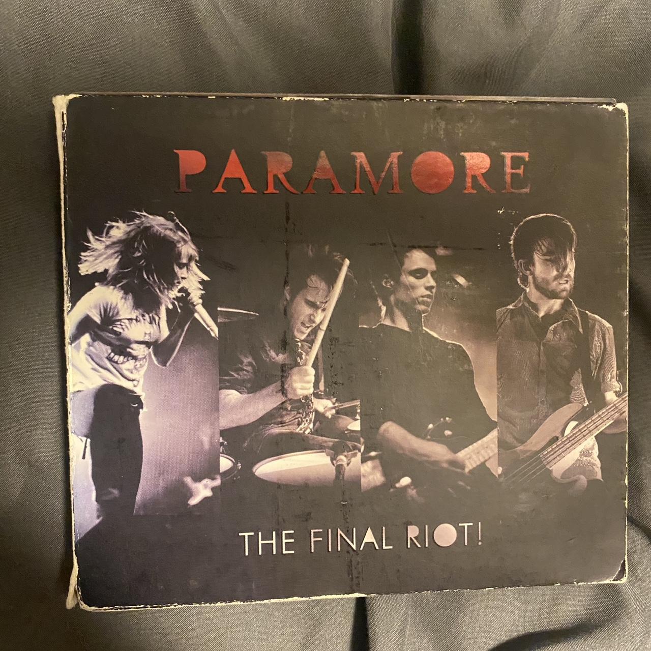 The Final Riot from Paramore cd and blue ray disc... | Depop