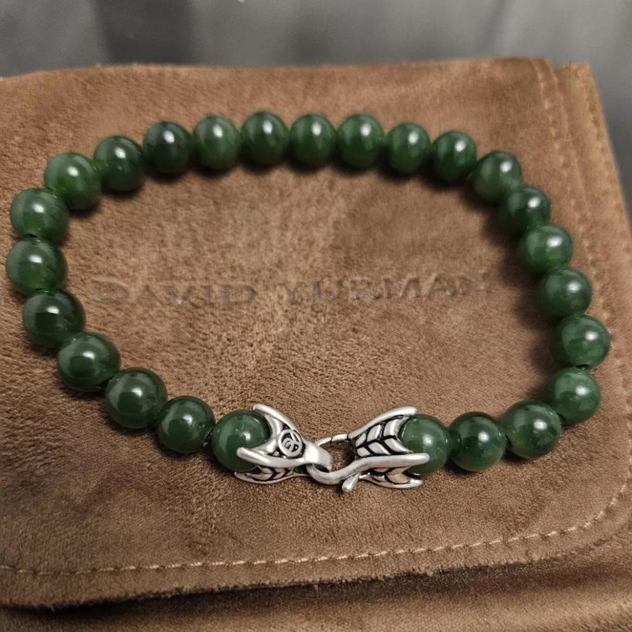 David Yurman Nephrite Jade 8m Spiritual Bead... - Depop