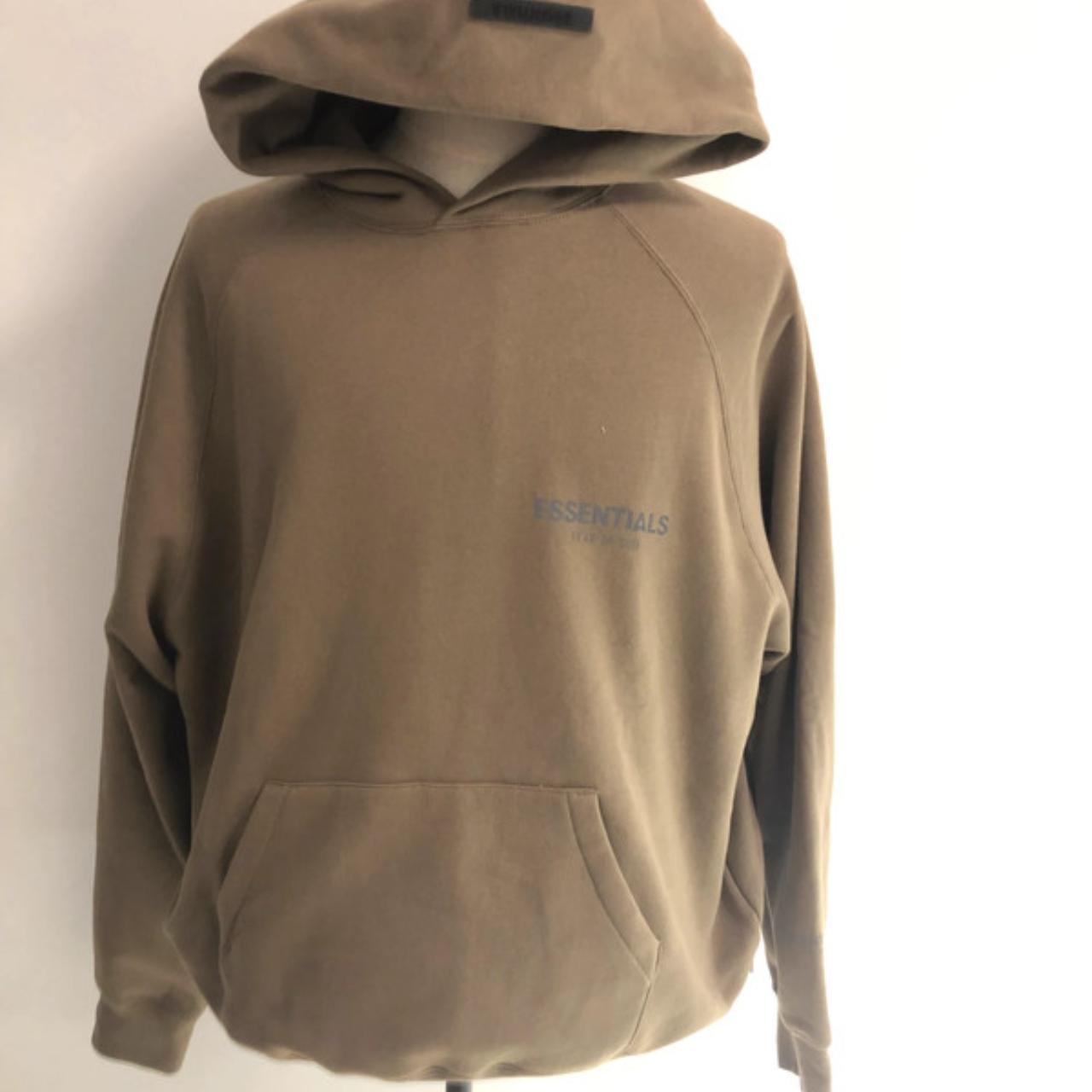 Core Collection Pullover HoodieString/Tan Size not... - Depop