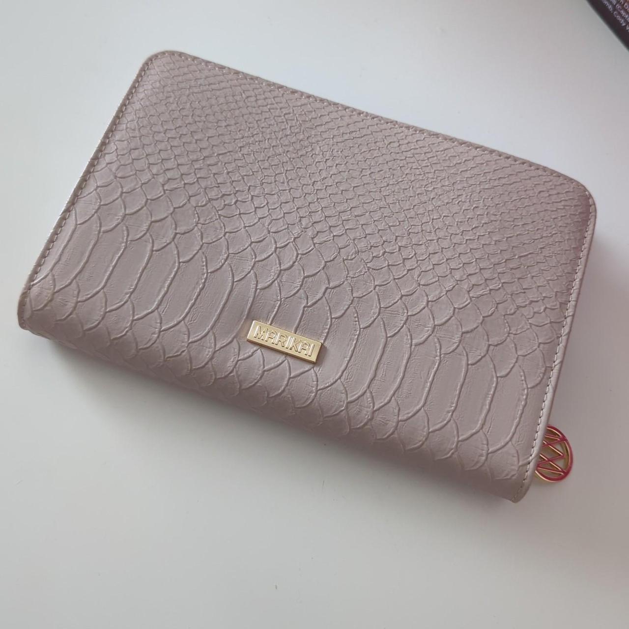 Unused wallet marikai brand soft baby pink - Depop
