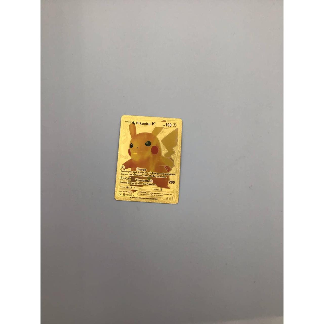 Pokémon Pikachu V HP190 170/185 - Depop