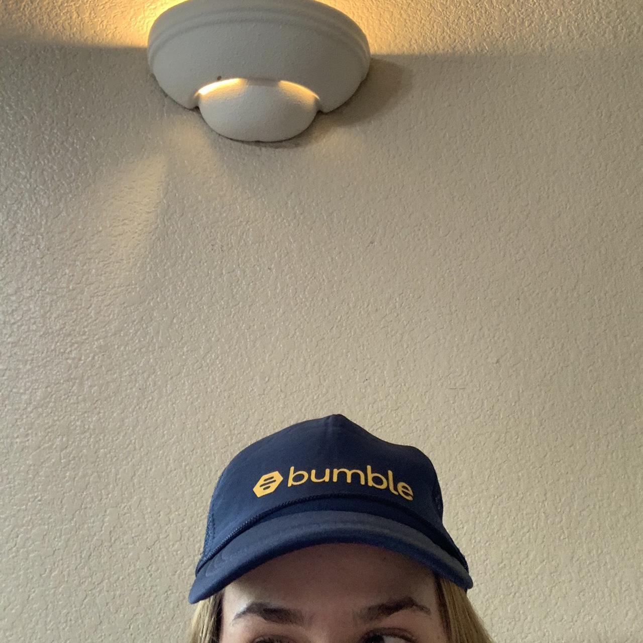 Bumble trucker hat - Depop