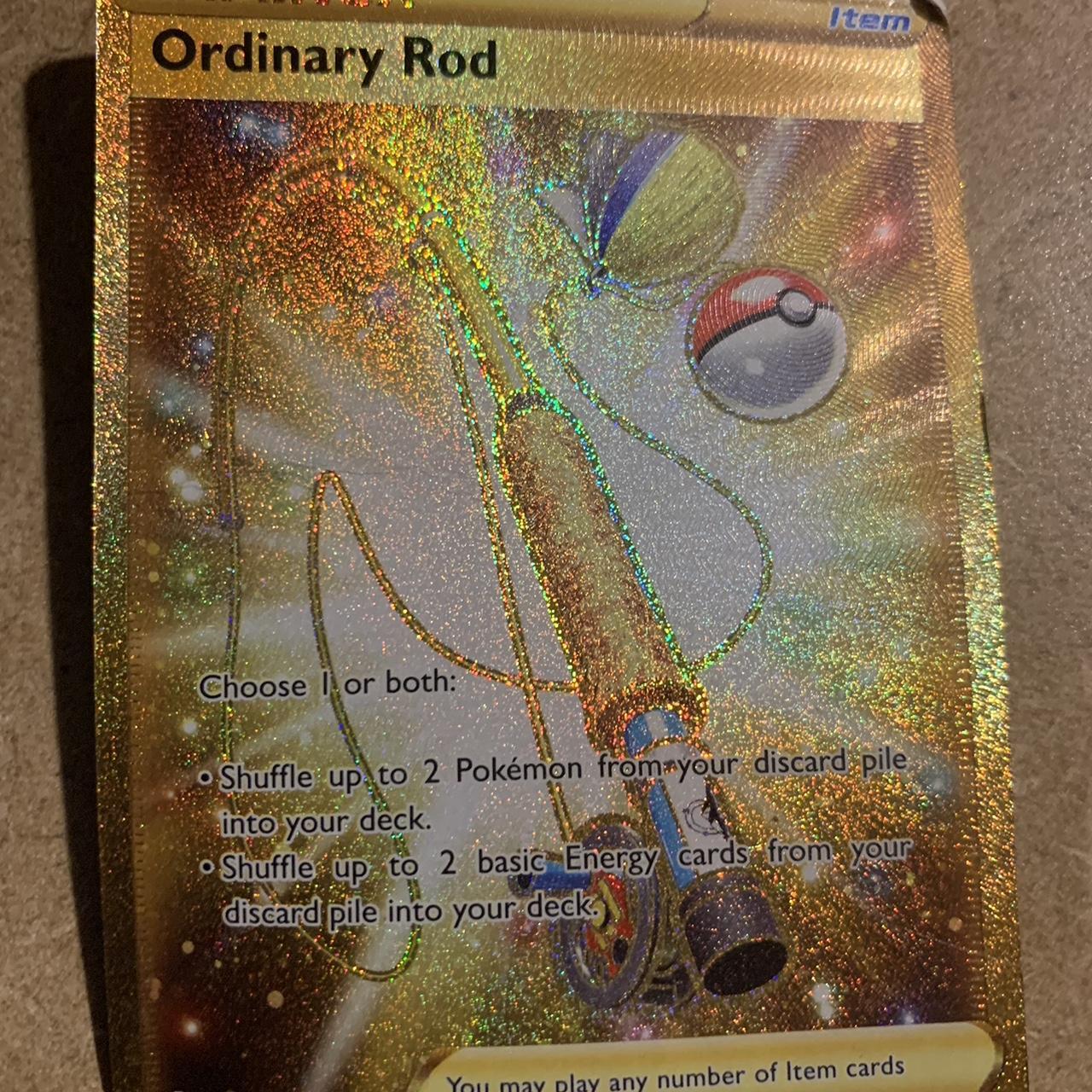 Pokémon Trading Card Game - Ordinary Rod #PokemonTCG... - Depop