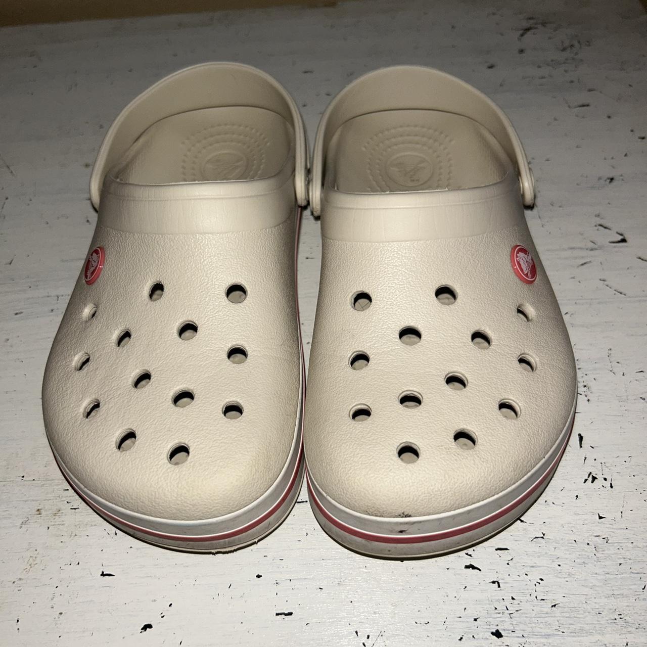 Crocs Stucco/Melon color. Men’s size-4 Women’s... - Depop