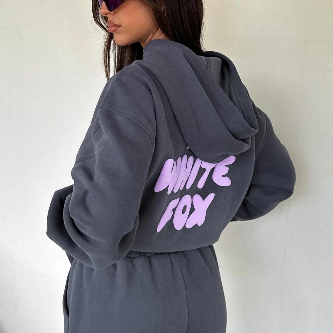Brand new white fox volcanic hoodie!🤍 Brand new with... | Depop
