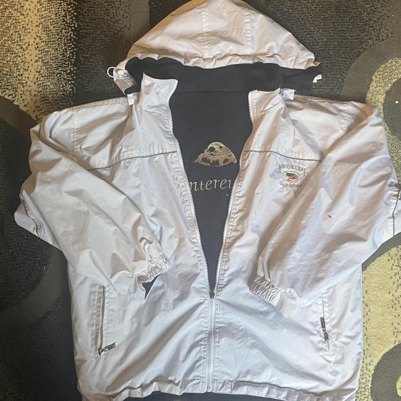 reversible monterey bay jacket they don’t make the... - Depop