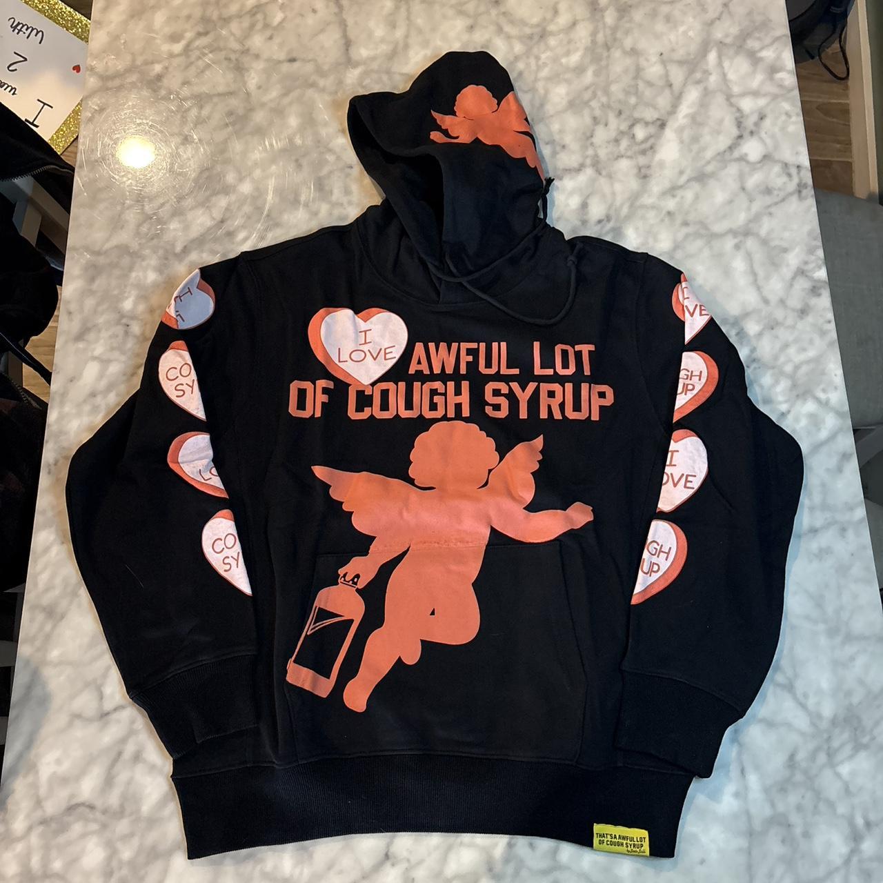 AWFUL LOT OF COUGH SYRUP black valentines Cupid... | Depop