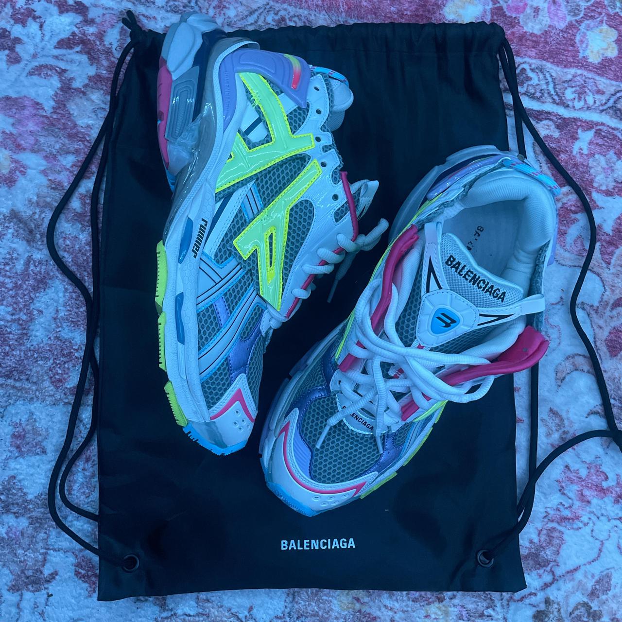 Balenci Runners worn once for a little still brand... | Depop