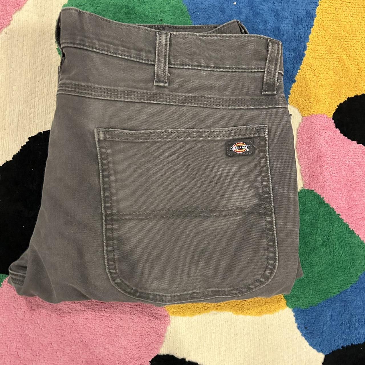 Grey dickie pants 36x30 - Depop