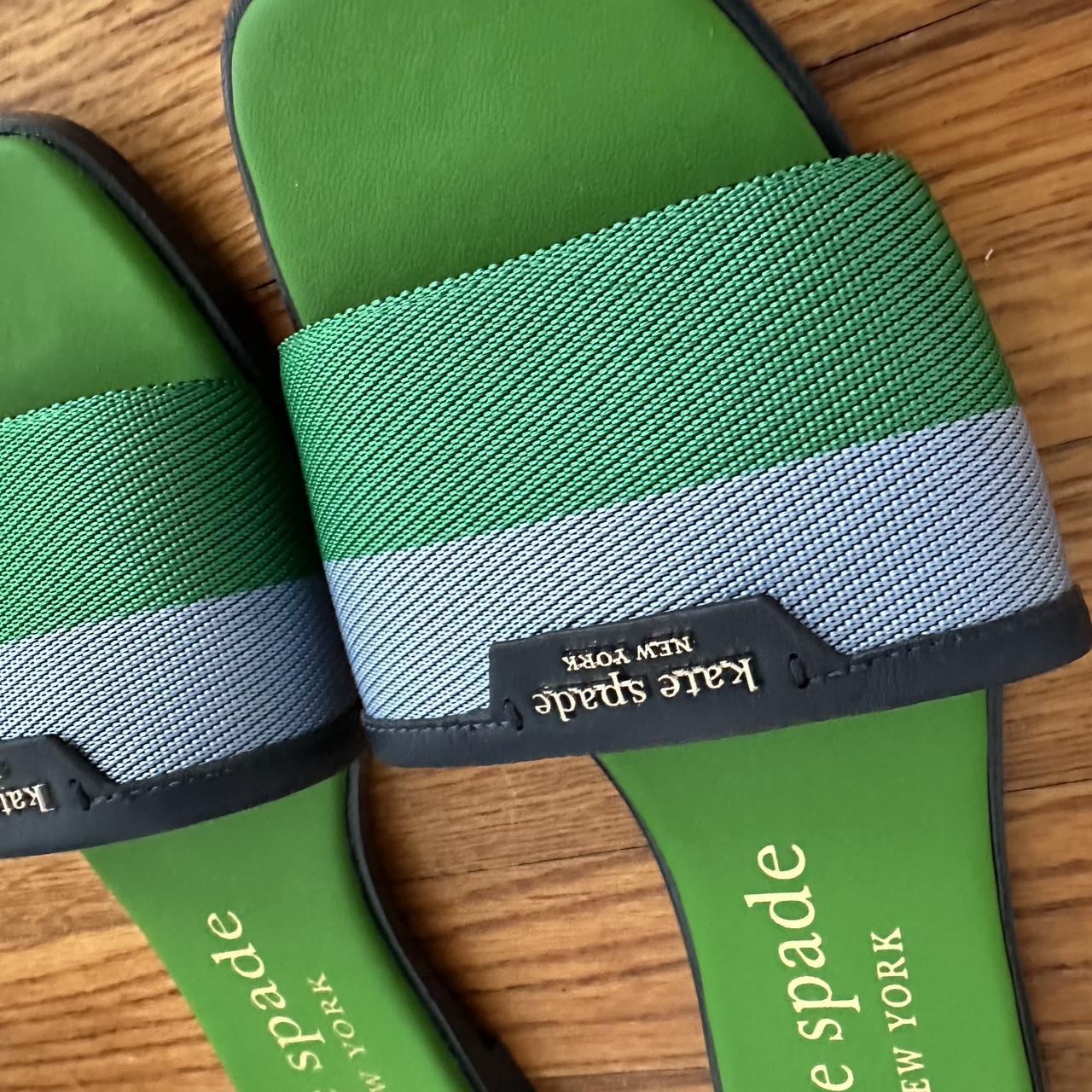Kate Spade Slides - Never worn, sole is slightly... - Depop