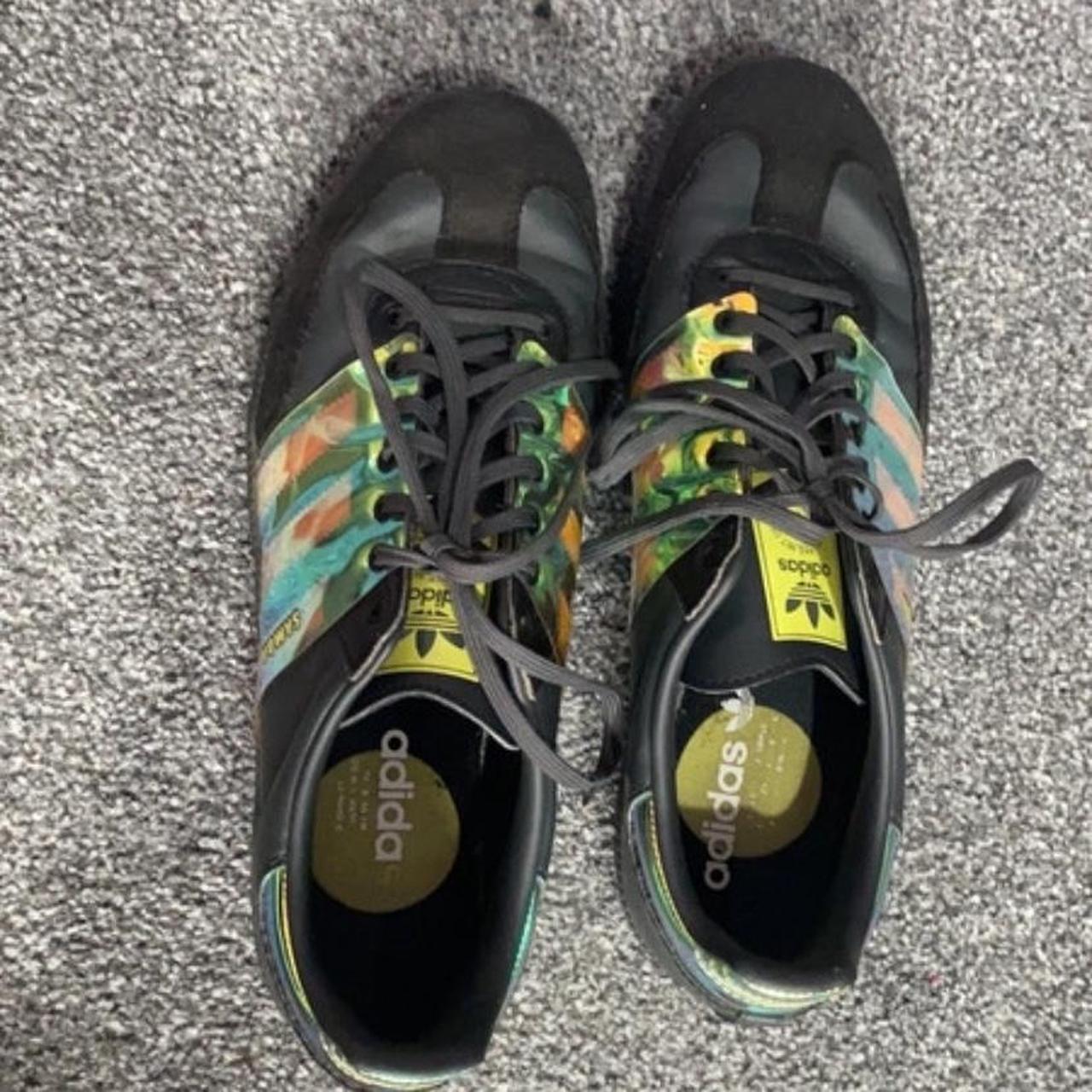 adidas originals samba reflective trainers open to... - Depop