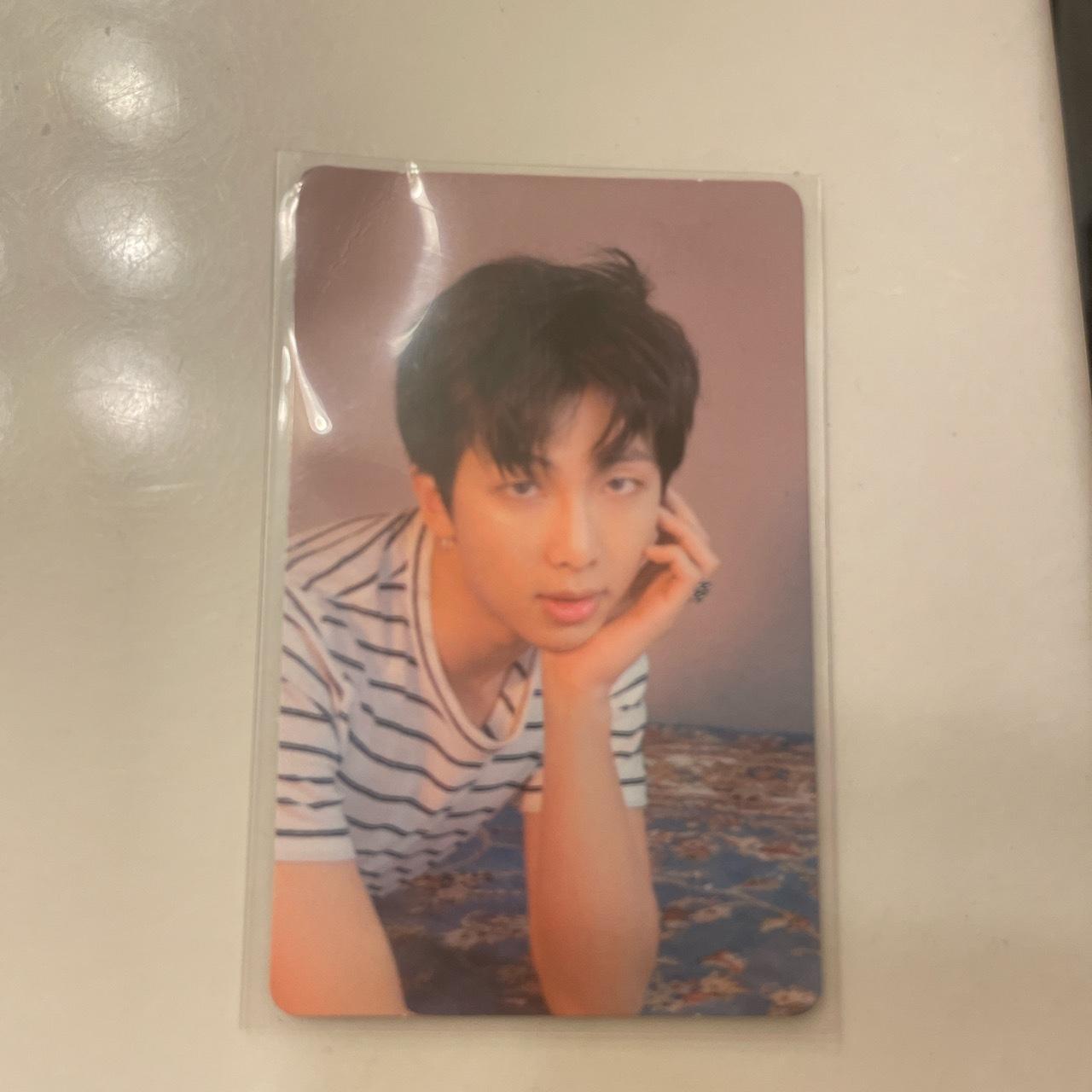 RM of BTS Love Yourself kpop photocard Slightly bent... - Depop