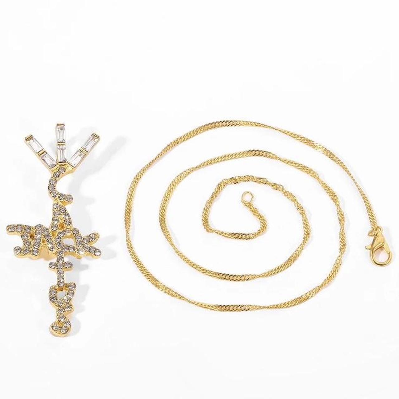 Travis Scott Cactus Jack Chain Men Necklace Two... - Depop